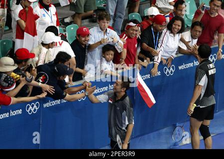 Indonesia's badminton doubles team of Eng Hian, left, and Flandy ...