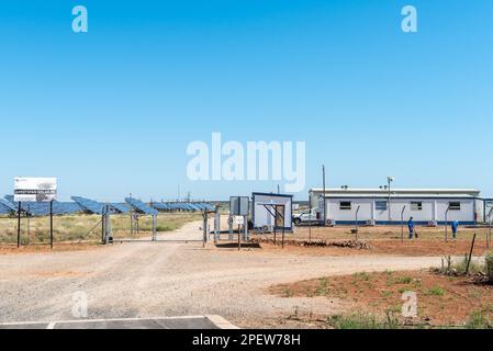 Douglas, South Africa - Mar 1, 2023: A street scene, with the Dutch ...