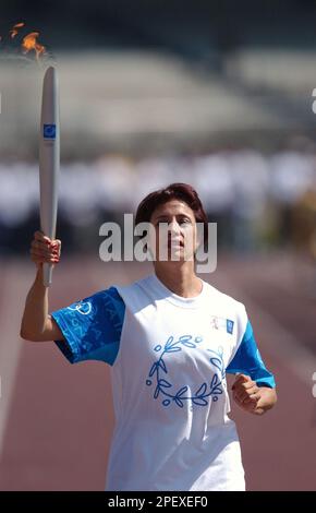 Norma Enriqueta Basilio, who became the first woman to light an Olympic ...