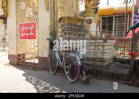 Myanmar (Burma), Yangon region, Yangon, bicycle rink Stock Photo - Alamy