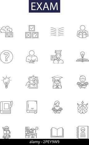 exercise stress test line icon, outline symbol, vector illustration ...