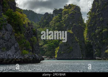 This photo captures the rugged beauty of the Philippine coastline. In ...