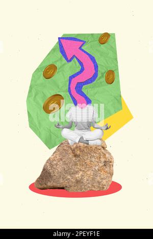 Young businesswoman drawing arrow with big pencil Stock Photo - Alamy