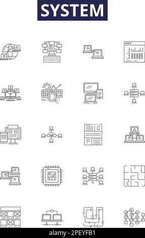 Cloud Computing Icons. Cloud-based Software symbols. Cloud Computing ...