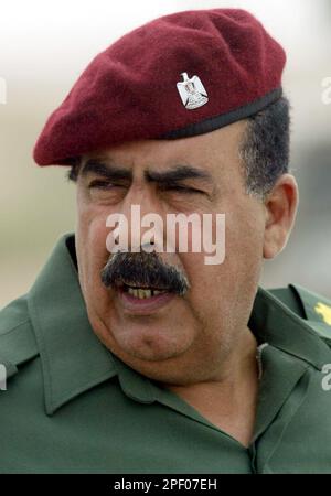 Iraqi Maj. Gen. Jassim Mohammed Saleh, left, a veteran of Saddam ...