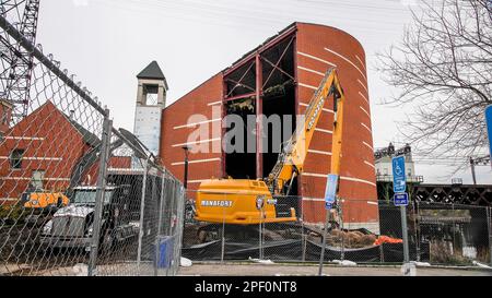 NORWALK, CT, USA - MARCH, 16, 2023: IMAX building at the Maritime ...