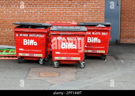 BIFFA General Waste Bins, Dry mixer recyclables commercial business ...