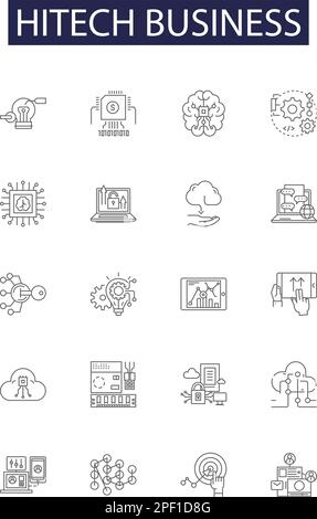 Innovation ecosystems vector line icons set. Ecosystem, Innovation, Network, Change, Creativity ...