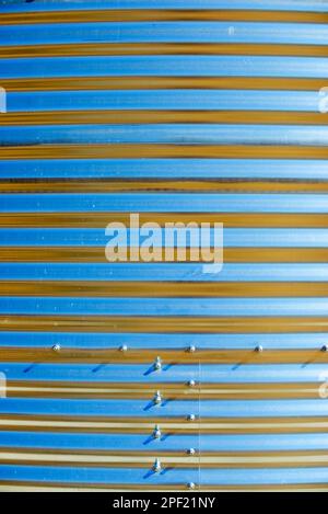 Background created with the foreground of a metal water tank Stock ...