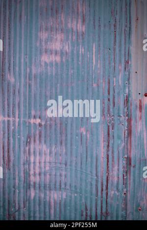 Blue Metal Warehouse Siding Stock Photo - Alamy