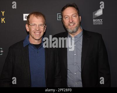 (L-R) Paul Lieberstein and Aaron Zelman at the AMC Network's LUCKY HANK ...