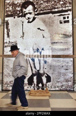 Jewish Man in Prison Camp. Original German Caption: "Gefangenenlager ...