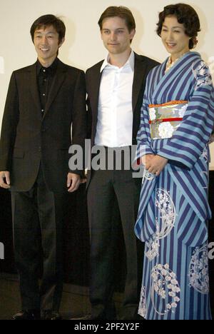 (From left) Japanese actor Yutaka Matsushige, director Toru Hosokawa ...