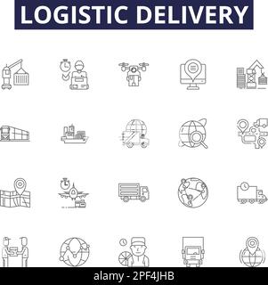 delivery cost line icon on white Stock Vector Image & Art - Alamy