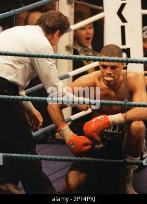 Nigel Benn v Gerald McClellan Stock Photo - Alamy