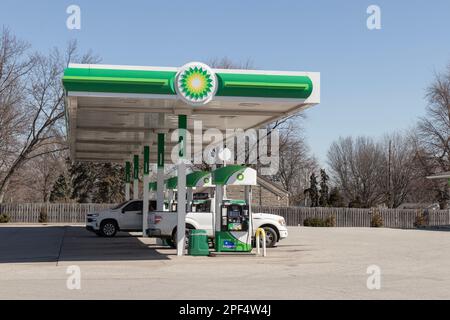 Indianapolis - Circa March 2023: BP Retail Gas Station. BP and British ...