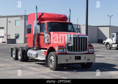 Indianapolis - Circa March 2023: Navistar International Semi Tractor ...