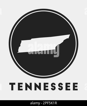 Tennessee map, stylish location icon with Tennessee map and flag. Green ...