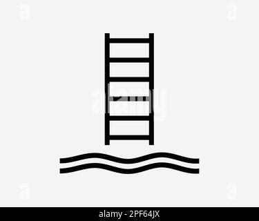 Embarkation Ladder Symbol Stock Vector Image & Art - Alamy
