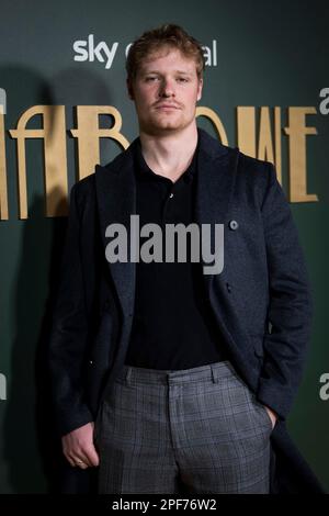 Solly McLeod poses for photographers upon arrival at the UK premiere of ...