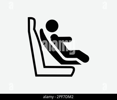 Child Car Seat Icon Vector. Flat icon isolated on the white background ...