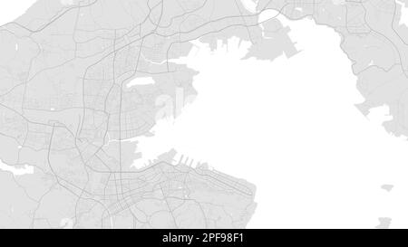 Vector map of Dalian, China. Urban city road map poster illustration ...