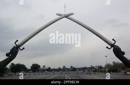 Swords of Victory Baghdad Iraq Stock Photo - Alamy