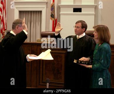 Florida Supreme Court Justice Kenneth Bell, from Pensacola, shows off ...
