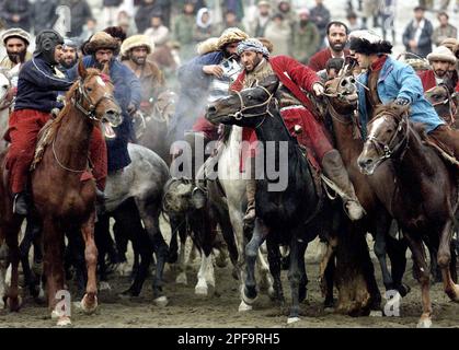 Buzkashi (goat pulling) is the national sport of Afghanistan It is a ...