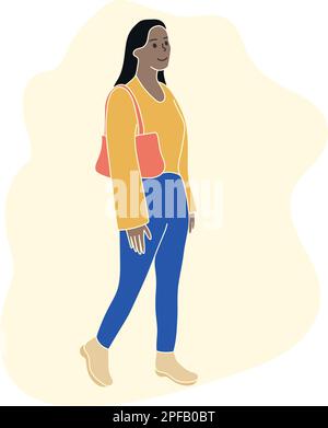 cartoon model woman posing Stock Vector Image & Art - Alamy