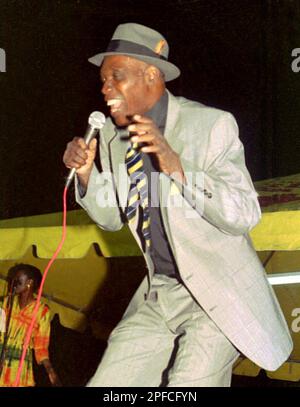 Trinidad Calypso singer Stock Photo - Alamy
