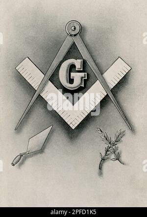 Masonic Postcard. All Square Stock Photo - Alamy