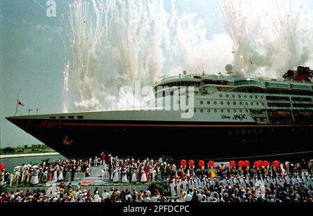 Disney cruise Lines' ship DISNEY MAGIC at Liverpool's magnificent ...