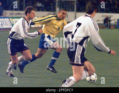 Ronaldo of Brazil in the 1998 World Cup Stock Photo - Alamy