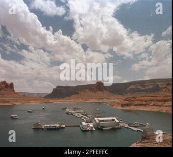 Dangling Rope Marina on Lake Powell in "Glen Canyon National Recreation ...