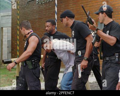 The Rio de Janeiro Special Police BOPE make a tactic training in the ...