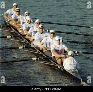 From left, Jonathan, Steven, and Don Parkman of San Jose, Calif. take a ...