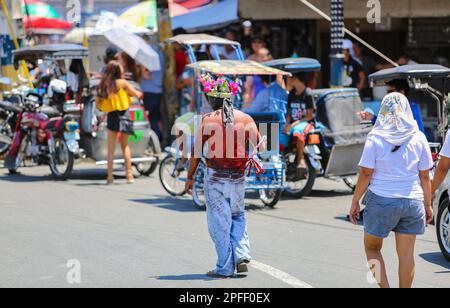 Penitents and bleeding flagellants parade, Holy Week, Good Friday ...