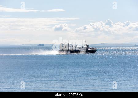 Stagecoach testing a proposed hovercraft crossing from Kirkcaldy to ...