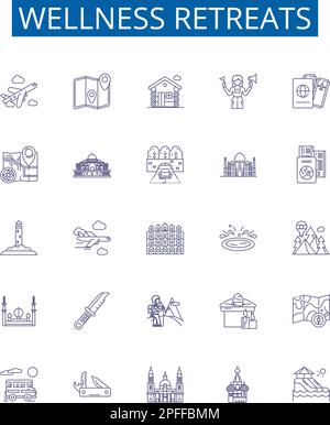 Rejuvenation line icons collection. Renewal, Revitalization, Rebirth ...