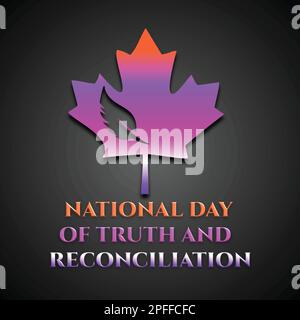National day of truth and reconciliation modern creative banner, design ...