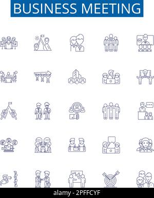 Discourse line icons collection. Dialogue, Discernment, Debate, Communication, Rhetoric ...
