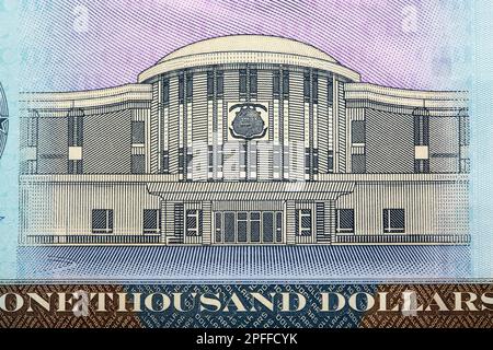 Capitol building in Monrovia from Liberian money Stock Photo - Alamy