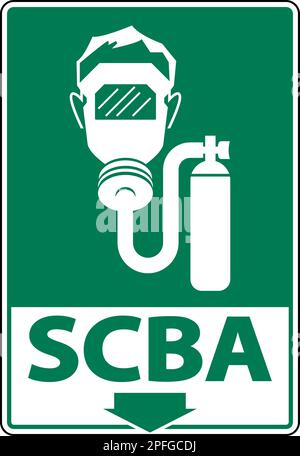 Self-Contained Breathing Apparatus Sign Stock Vector Image & Art - Alamy