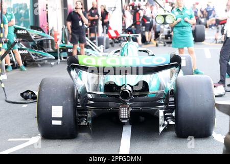 Rear Diffuser, Aston Martin F1 Team AMR25, mechanical detail during the ...
