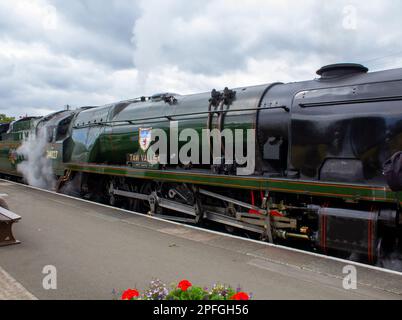 Taw valley steam locomotive Stock Photo - Alamy