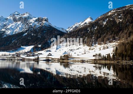 Switzerland, Canton Grisons, Sufner lake Stock Photo - Alamy