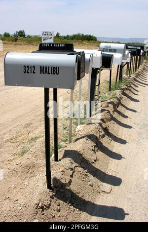 mailboxes. Route 66. Arizona. United States of America Stock Photo - Alamy