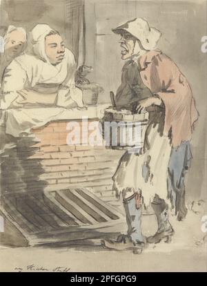 Paul Sandby - London Cries- Any Kitchen Stuff Stock Photo - Alamy