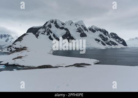 Port Charcot on Booth Island - Antarctica Stock Photo - Alamy